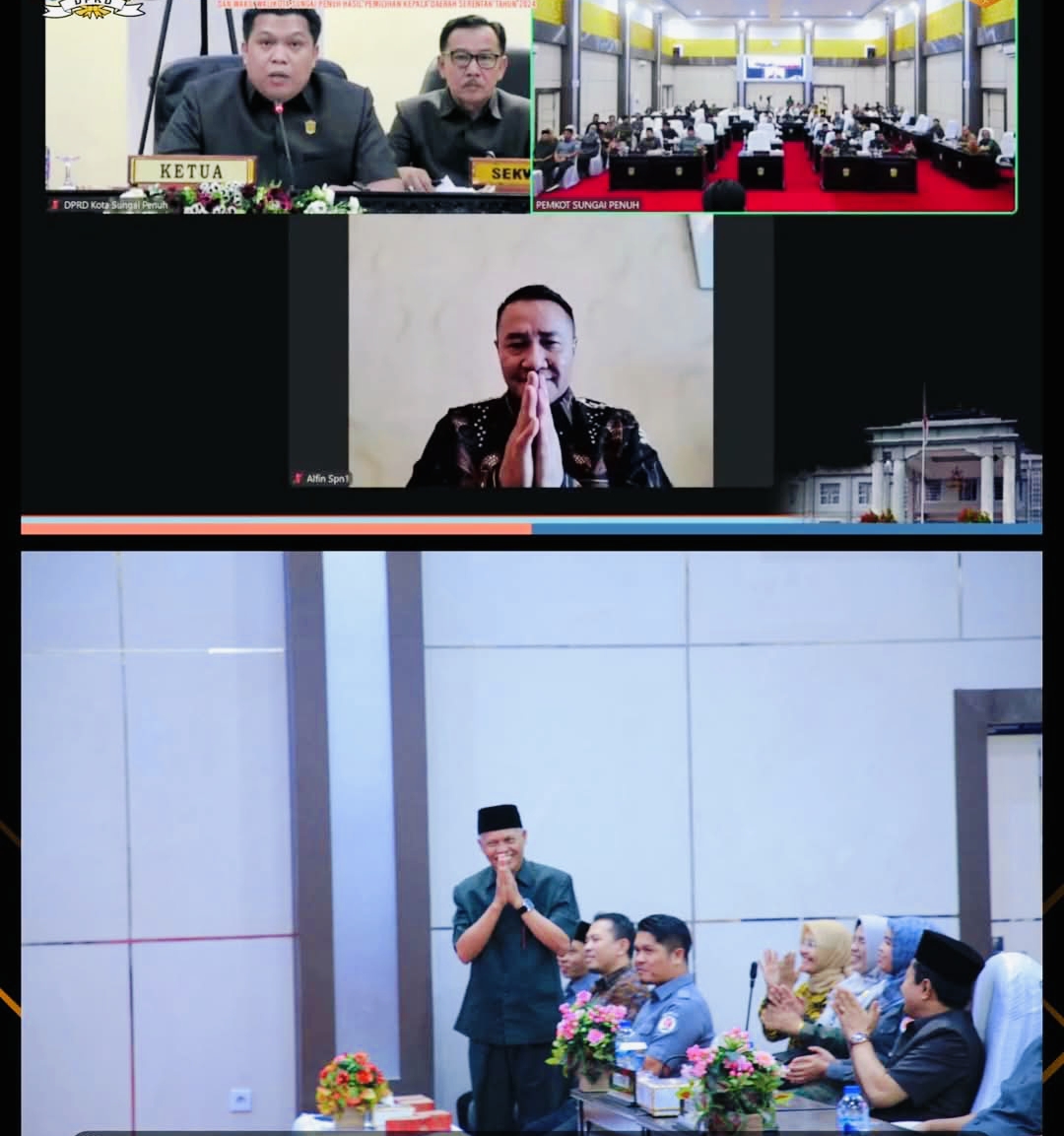 DPRD Kota Sungai Penuh Gelar Rapat Paripurna Pengusulan Pemberhentian dan Pengangkatan Calon ...